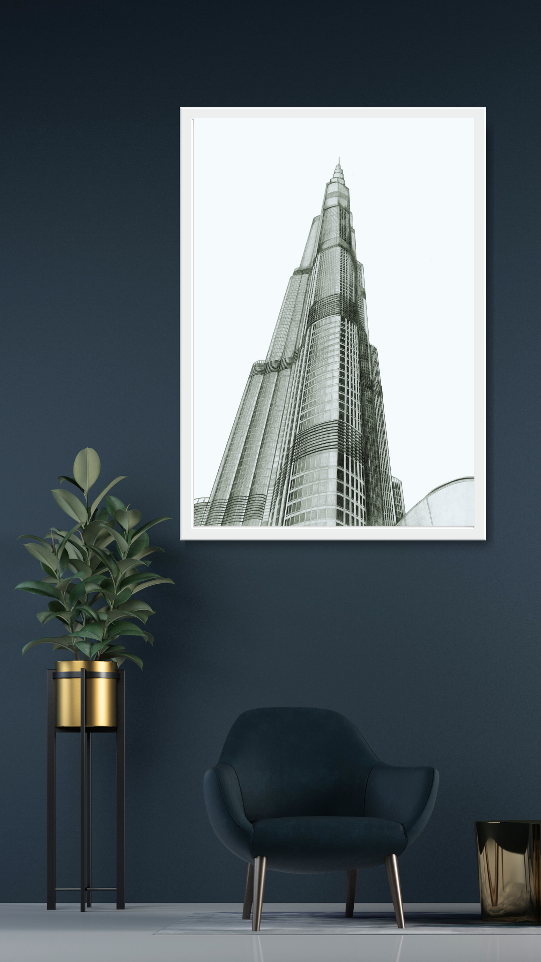 Burj Khalifa Drawing